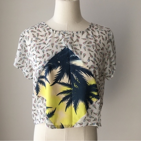 LF | Tops | Nwt Lf Sheer Crop Top | Poshmark